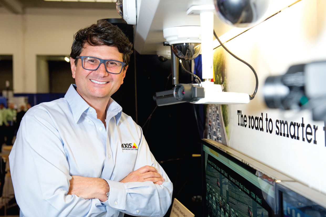 Camera capabilities in focus on Axis booth | ITS International