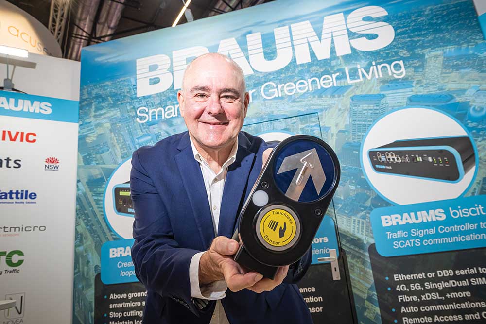 Braums displays Touch-Less Pedestrian Call System | ITS International