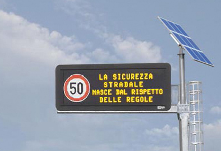 Aesys demonstrates ultra low power VMS and LED parking signs | ITS ...