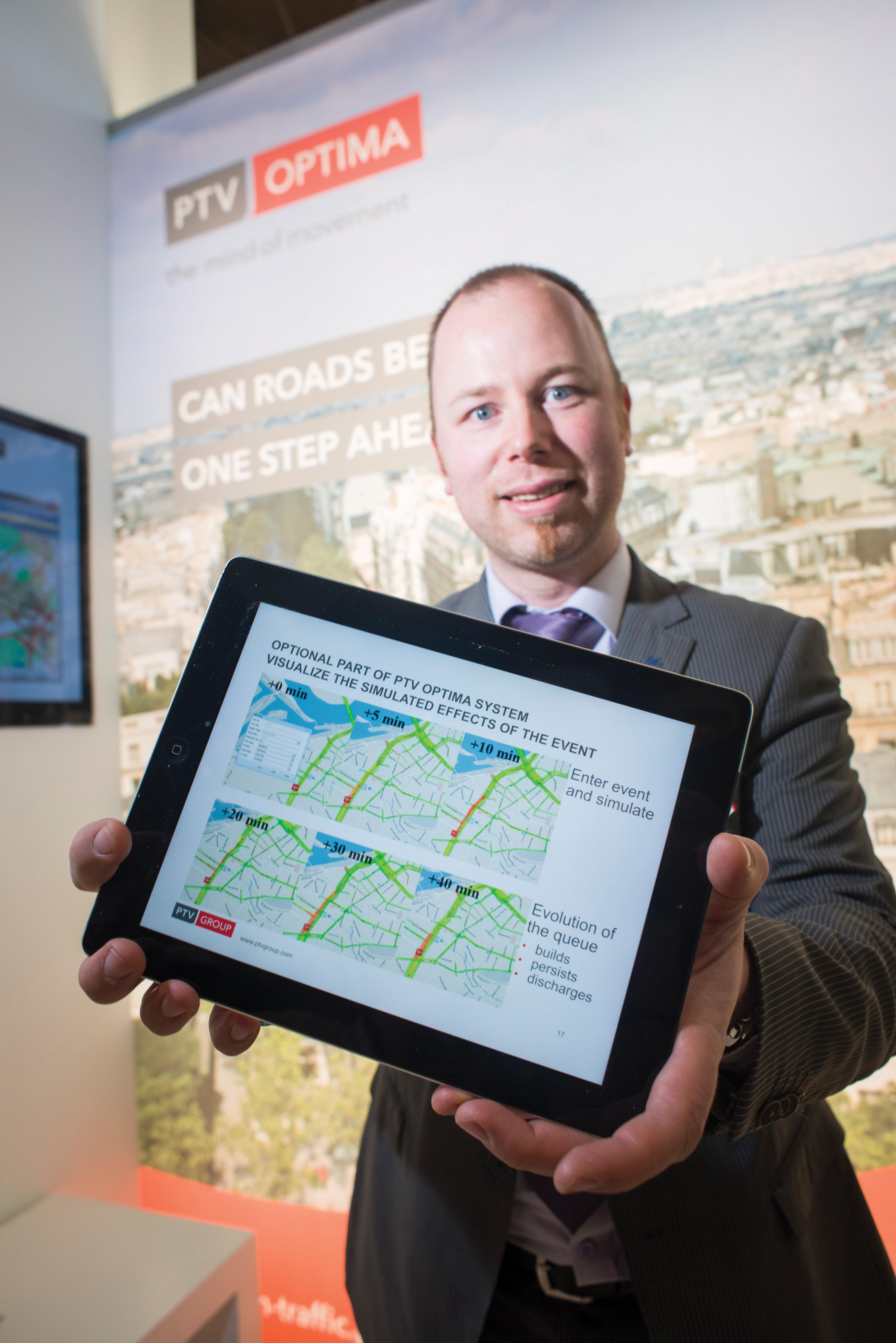 PTV exhibits PTV Optima traffic management solution | ITS International